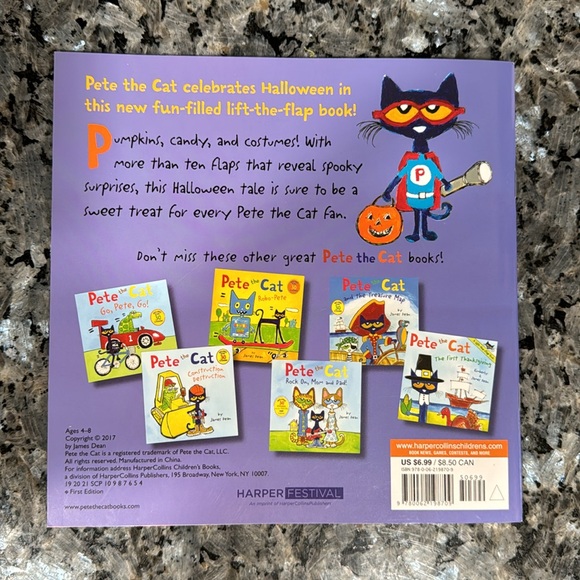 HarperCollins Publishers | Other | Pete The Cat Trick Or Pete | Poshmark